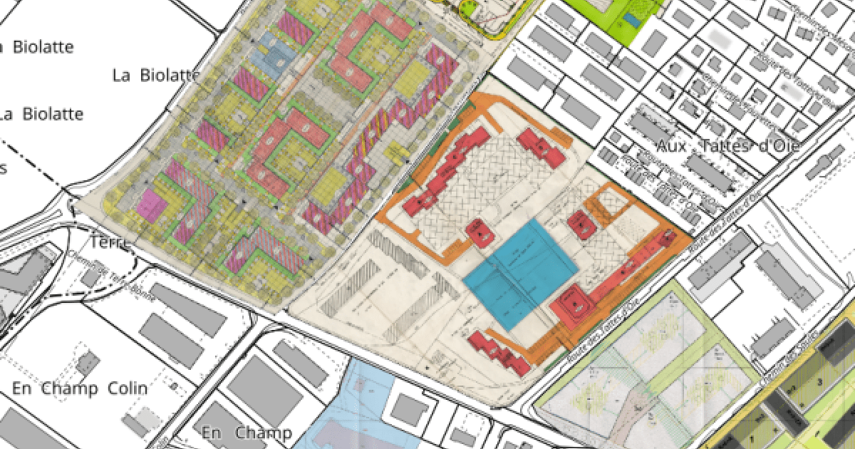 Plan spéciaux d'affectation légalisés (raster) - Nyon